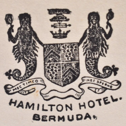 Vintage 1937 Hamilton Hotel Restaurant Menu Church Street Bermuda | eBay