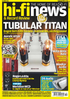 Hi-Fi News & Record Review Magazine Oct 2021 Engstrom ERIC Encore ...