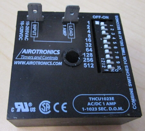 Airotronics THCU1023E DOM Timer Relay, 1 to 1023s, 265VAC/120VDC Max | eBay