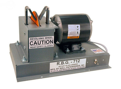 Simple, Fast & Easy Lawn Mower Blade Grinder RGB-712 & Grit Collector ...