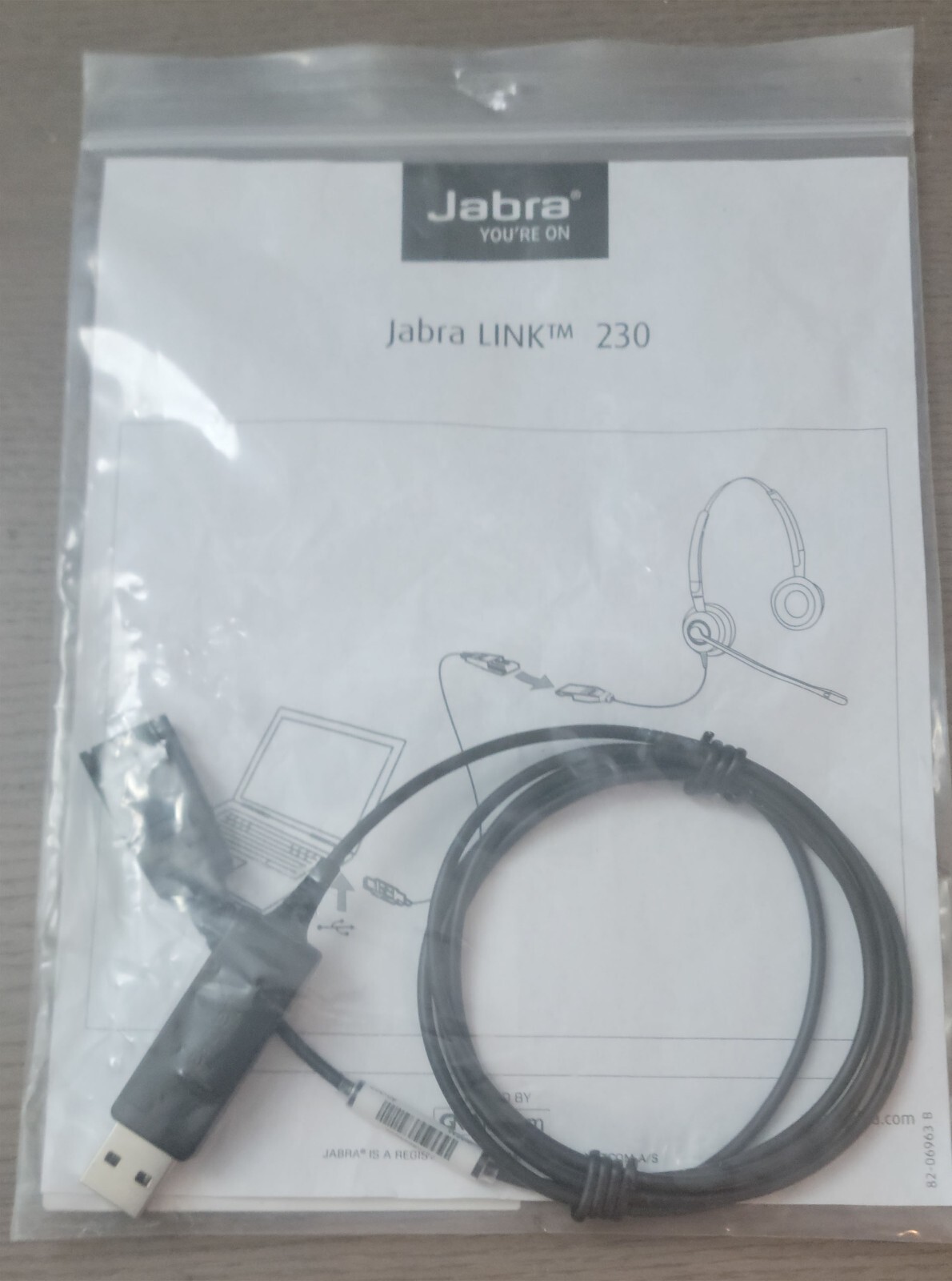 Jabra LINK 230 - headset adapter - USB for sale online | eBay