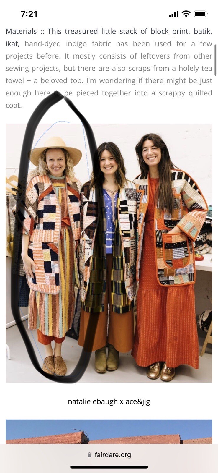 Ace & Jig And Natalie Ebaugh Quilted Coat - Gem