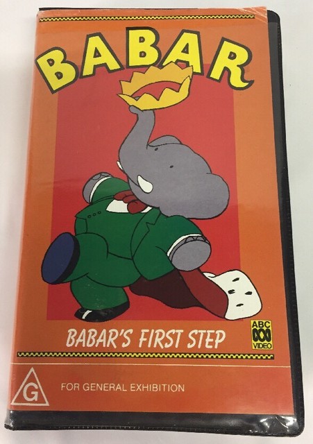 Abc Video Babar Babars First Step Clamshell Clam Shell Vhs for sale ...