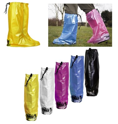 Feetz Pocket Cycling PVC Wellies Overshoes Waterproof Over Shoe Boot ...