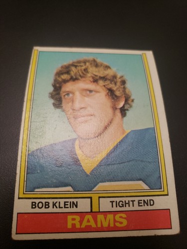 1974 Topps #152 Bob Klein Los Angeles Rams Football Card | eBay