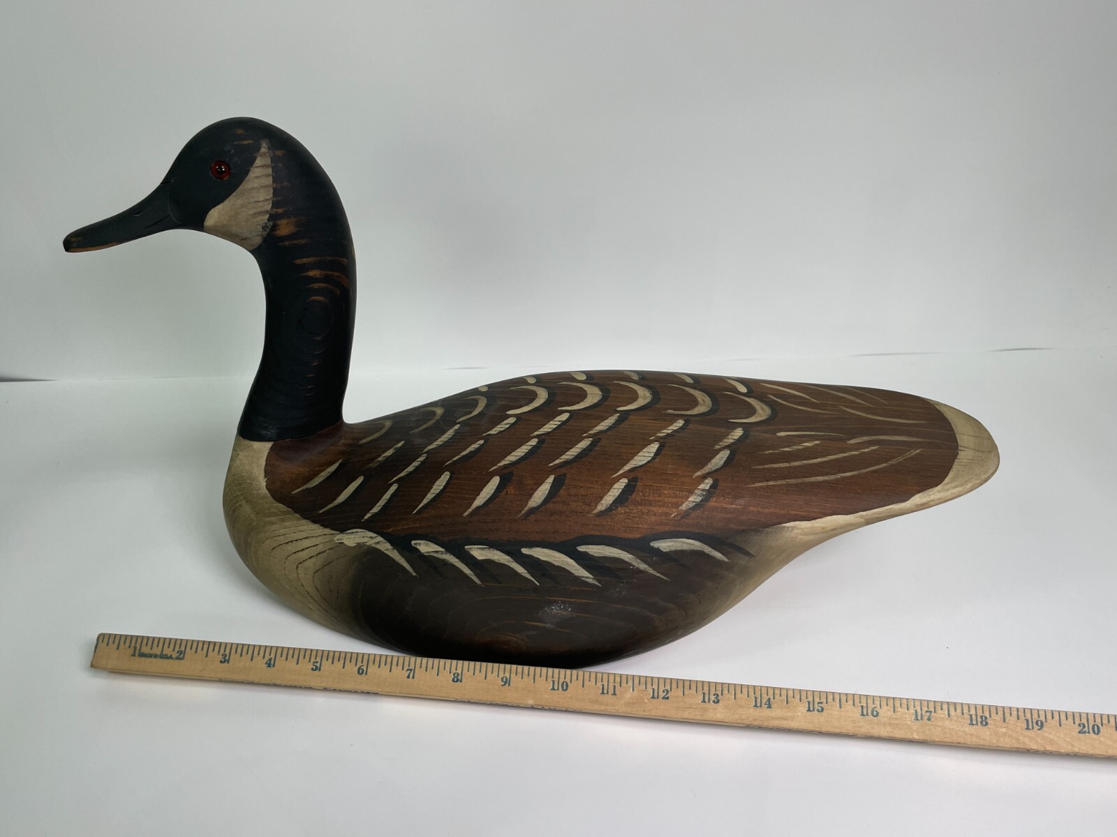 Wood Canadian Goose Decoy by Gerald Cranwill of Illinois | eBay