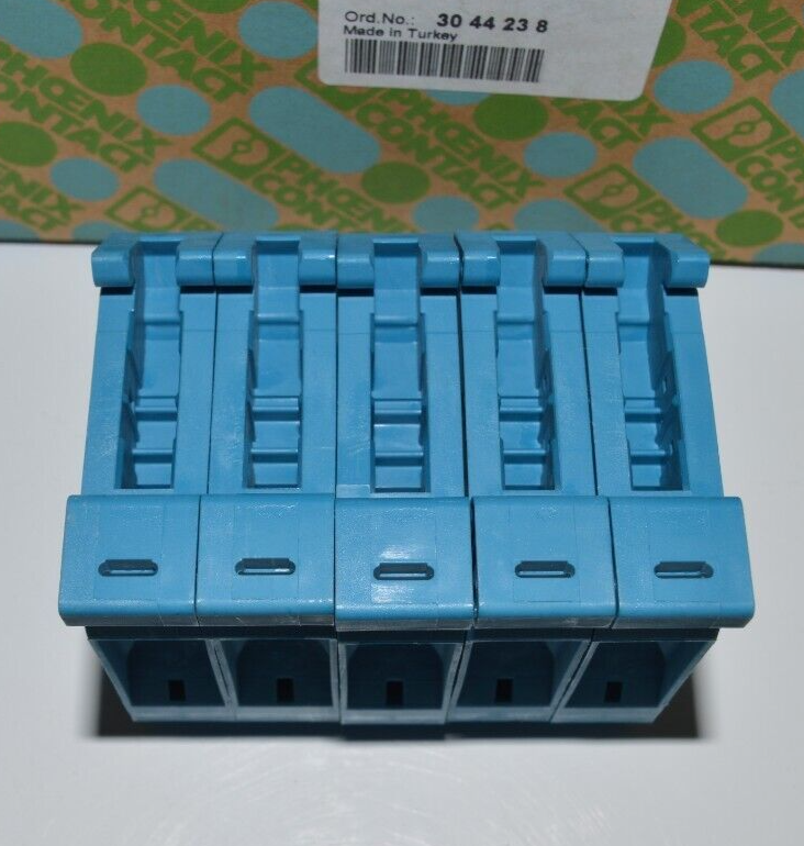 5 (Five) Phoenix Contact UT 35 UT35 BU DIN Rail Terminal Blocks Brand ...
