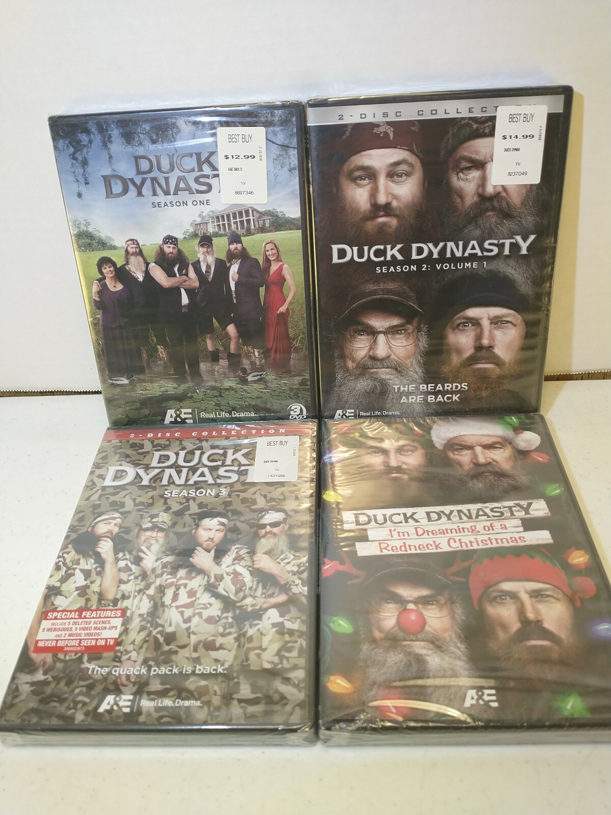 Duck Dynasty DVD Lot Of 4 Brand New Sealed Season 1, 2 Vol 1, Season 3 ...