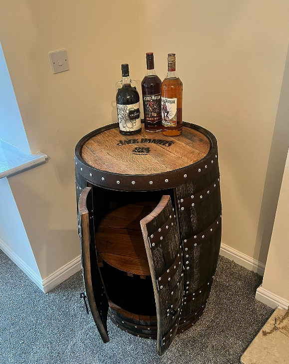 Whisky Barrel Scotch Reclaimed Cask - Drinks Cabinet - Oak Barrel ...