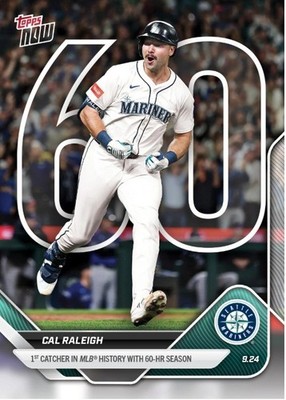 2025 Topps Now MLB #765 Cal Raleigh Seattle Mariners PRESALE | eBay