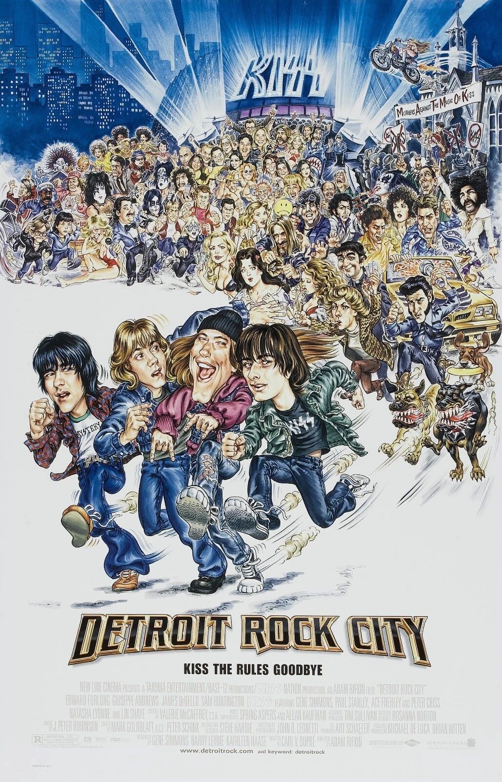 1999 Detroit Rock City Movie Poster Giuseppe Andrews James Debello 8x10 ...