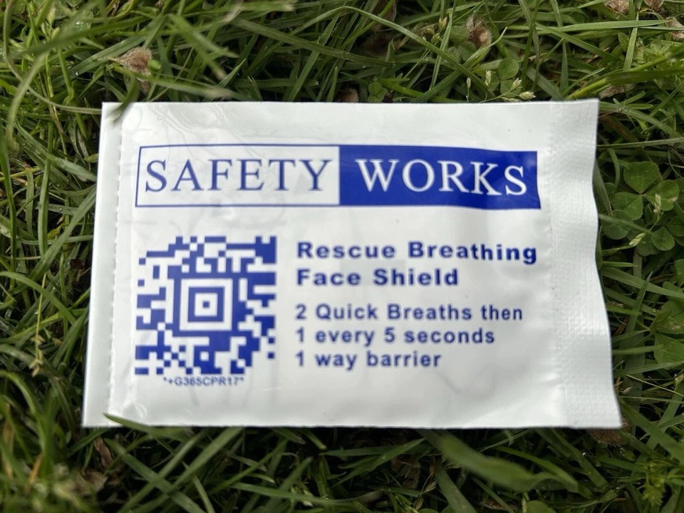 Overdose Narcan Rescue kit inc Naloxone, gloves and Rescue breathing ...