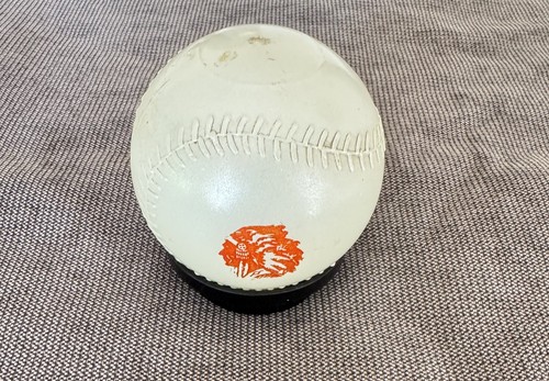 Vintage Mobil Oil Glass Cleveland Indians Baseball Bank Bottom Intact ...