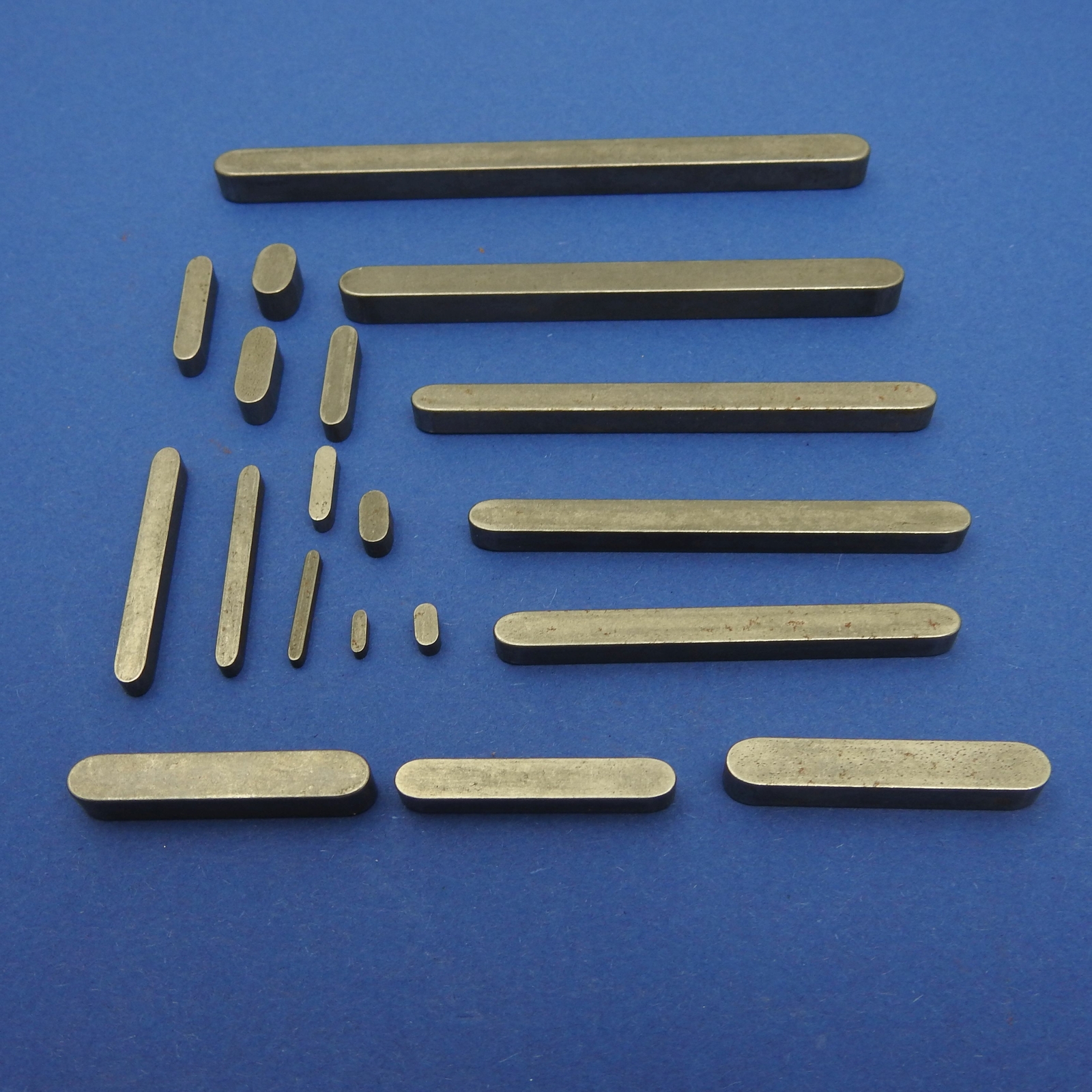 Paßfedern DIN 6885 A, Stahl blank, Passfedern, Federkeile, nach Auswahl ...