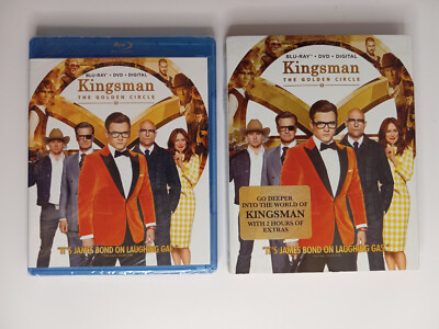 Kingsman: The Golden Circle (2-Disc Blu-ray & DVD Set, 2017) Factory ...
