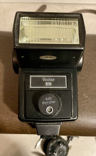 Vivitar 283 Auto Thyristor Electronic Shoe Mount Flash | eBay