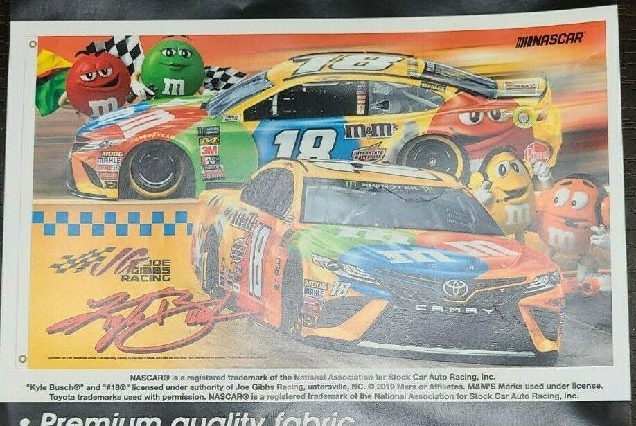 Kyle Busch Car Flag