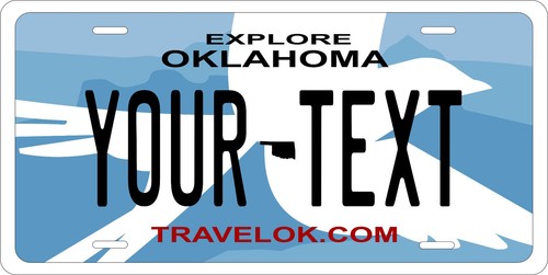 Oklahoma 2017 License Plate Personalized Custom Auto Bike Motorcycle ...