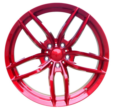 Cherry Red Staggered 20x8.5/9.5 5x114.3 Lexus IS250/IS350/GS350/GS450h ...