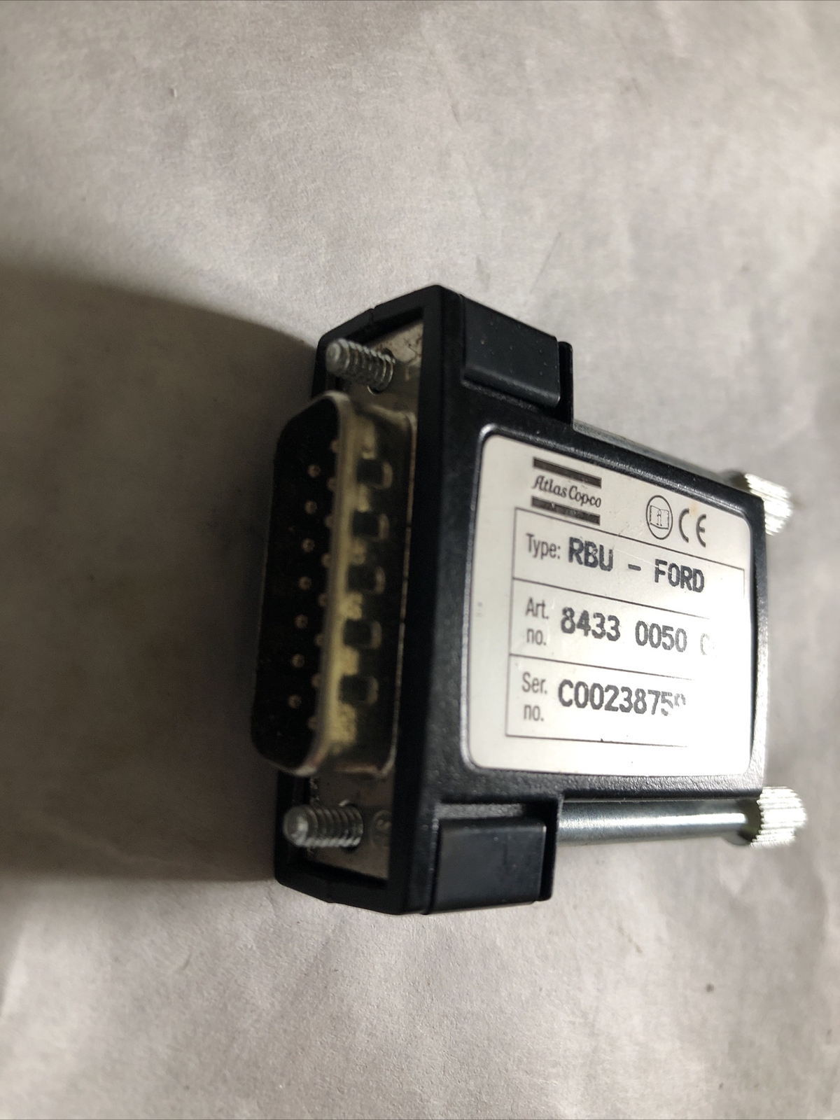 ATLAS COPCO 8433-0050-00 RBU-SILVER TENSOR RAPID BACKUP UNIT RBU-FORD ...