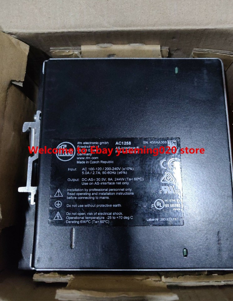 cxc，Ship dhl IFM AC1258 power supply | eBay