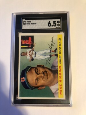 1955 Topps Baseball Card #150 Mike Higgins SGC 6.5 Just Graded | eBay