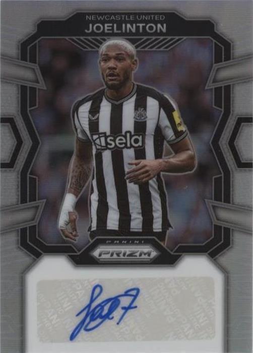 2023-24 Panini Prizm Premier League - Signatures Joelinton #S-JO Silver ...