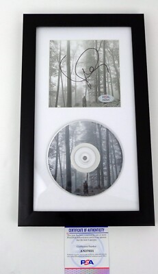 Taylor Swift Cardigan Signed Autograph Folklore CD Framed PSA/DNA COA A ...