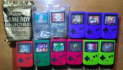 VINTAGE Rare Pokemon Nintendo Gameboy Color Burger King 2000 Toy Lot ...