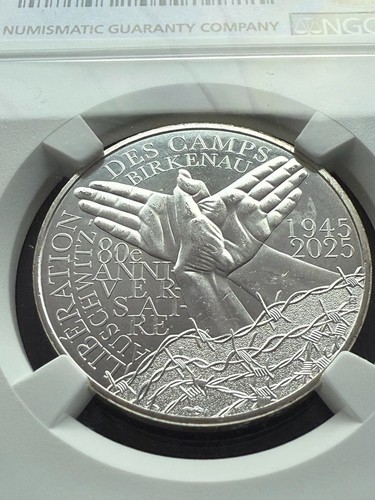 RARE Jews genocide liberation of Auschwitz -Birkeneau camp 10 euro ...