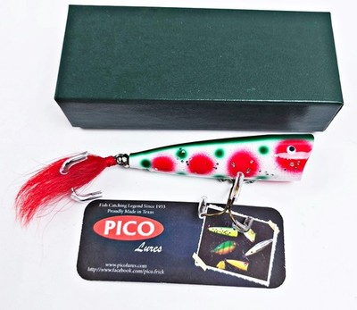 Pico Pop Lure Strawberry Flash New In Box Made In TX | eBay