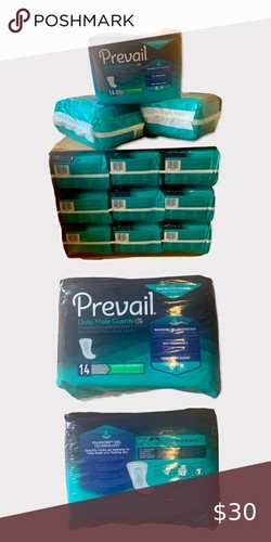 Prevail Guards Male Hygiene Protection Daily 9 Packs Incontinence 126 ...