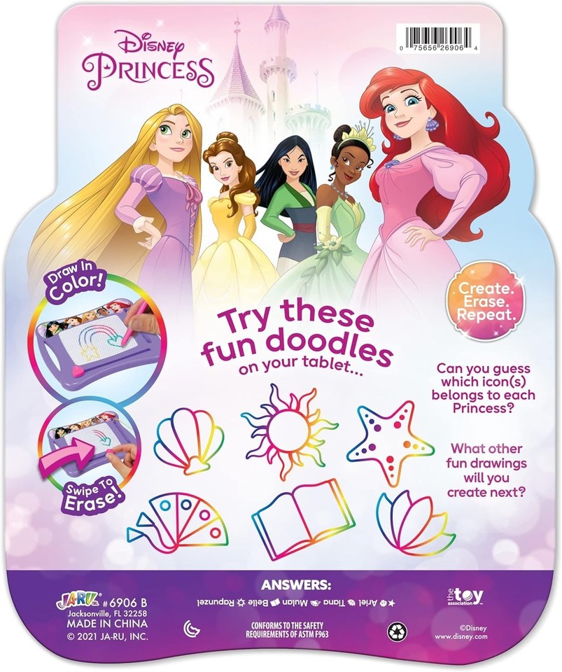 JA-RU Disney Princess Magic Magnetic Drawing Board | eBay