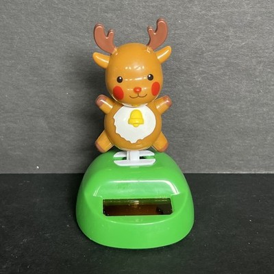 Solar Powered Dancing Toy New - Christmas Reindeer Cute From Japan | eBay