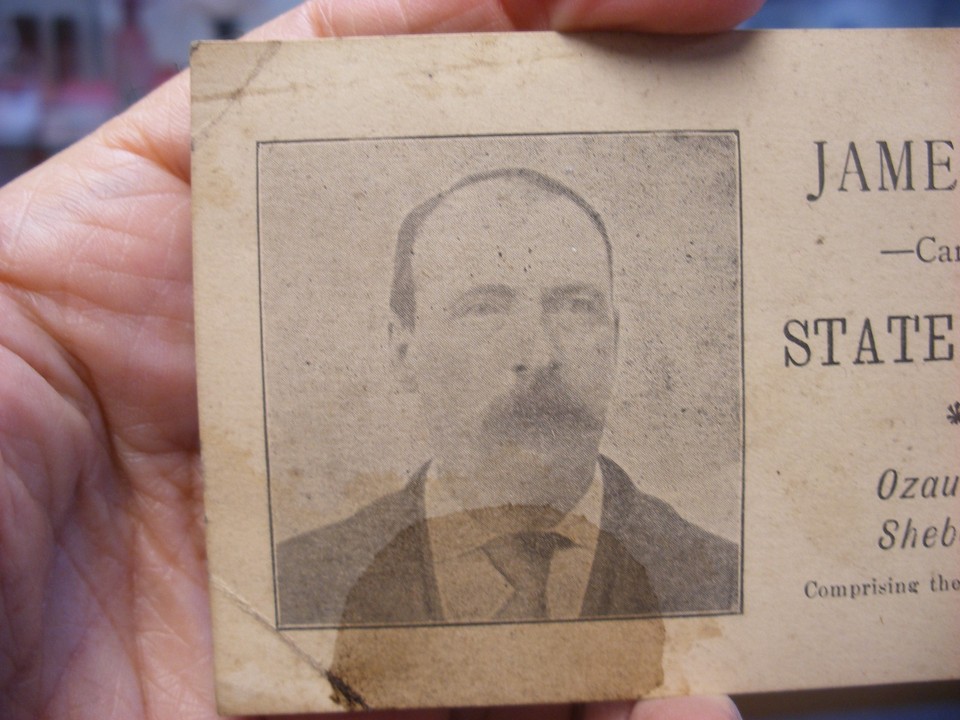 Vtg Business Card Political J. Leahy State Senator Sheboygan Ozaukee ...