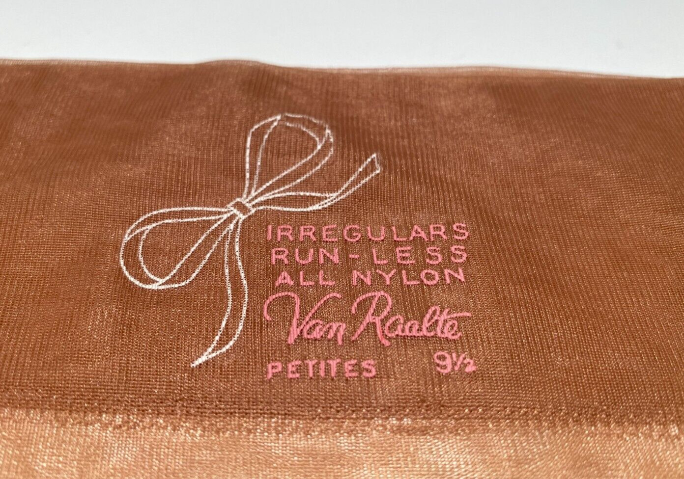 6 Pr. Vintage Sexy Garter Nylon Stockings 9 1/2 x 30"… - Gem