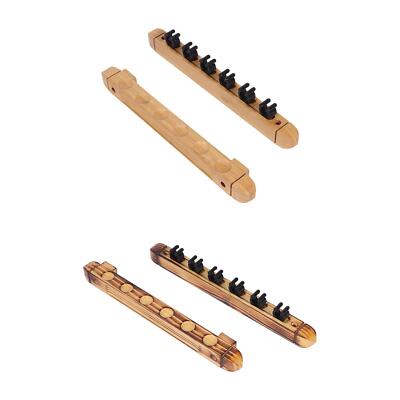 Billiard Pool Cue Rack Durable for 6 Cues Cue Rest Wall Rack | eBay ...