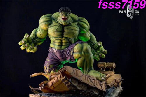 PanGu Studio Hulk Resin Model Pre-order H65cm Green Giant Statue Comic ...