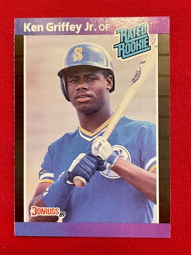 1989 Donruss Ken Griffey Jr. Rookie ERROR CARD NO DOT AFTER INC ...