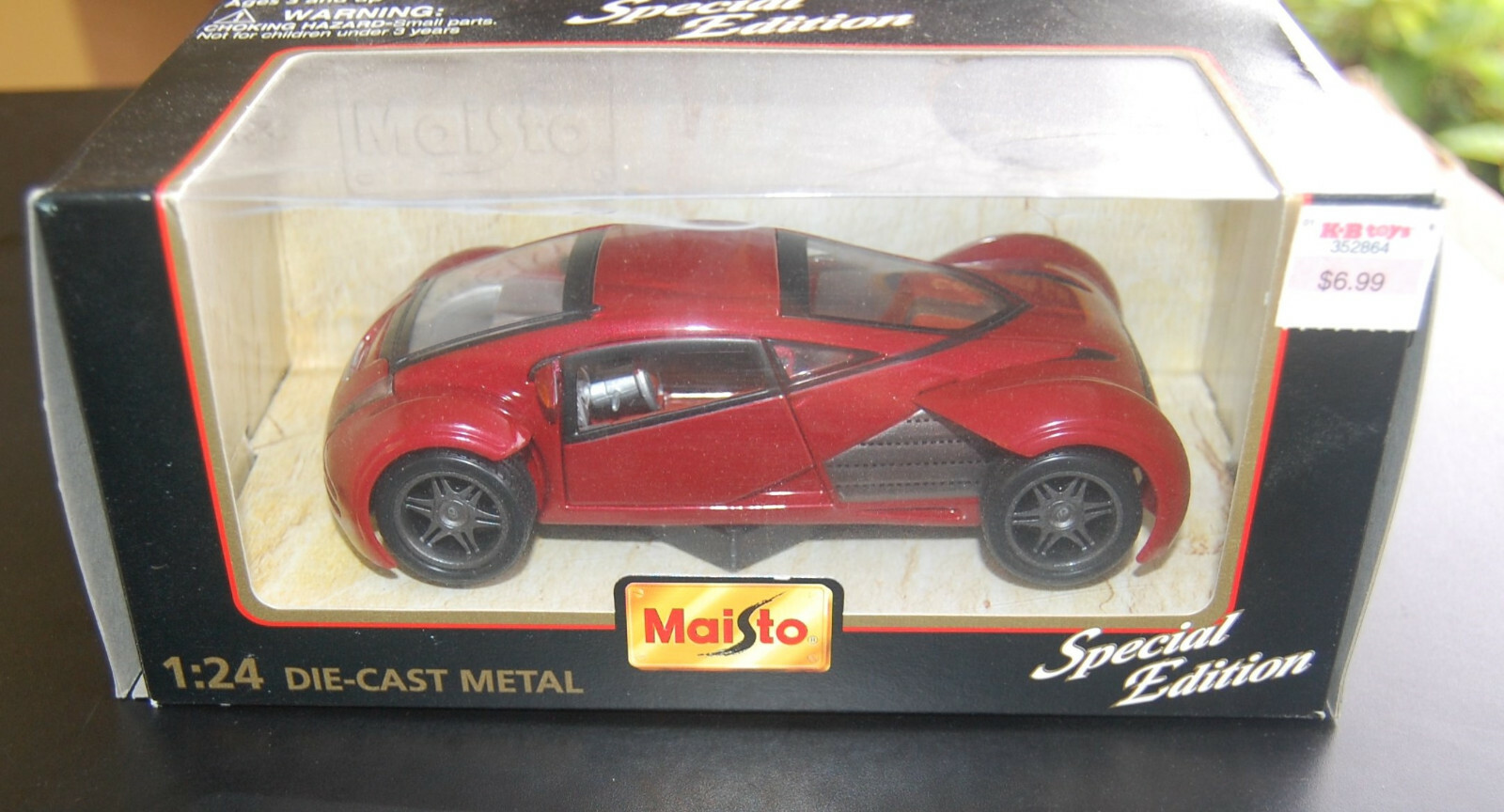 Maisto Diecast Lexus Futuristic Concept Car 1/24 Scale RED NOS in Box ...
