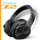 TREBLAB Z2 Active Noise Cancelling Over Ear Headphones Bluetooth ...