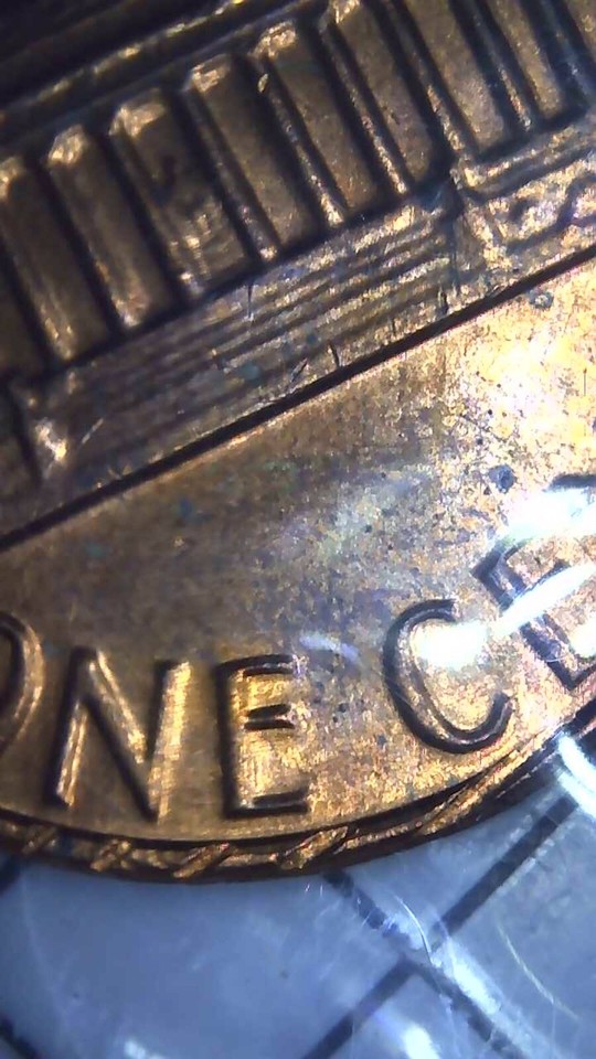 1982-D Souvenir Mint Set “Penny Error”(Major Rim Damage On Obverse And ...