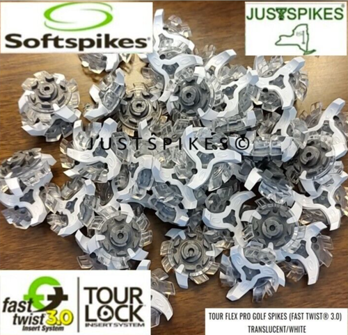 128 New TOUR FLEX PRO FAST TWIST 3.0 Golf Spikes Softspikes Justspikes ...