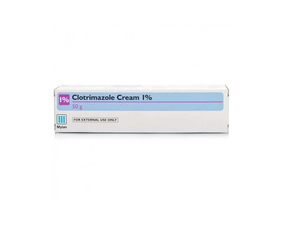 2 x 50g - Clotrimazole Cream 1% - Fungal Skin Treatment - Brand May ...