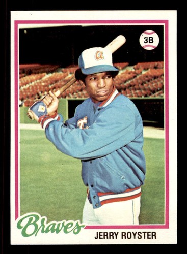 1978 Topps Baseball #187 Jerry Royster NM *d3 | eBay