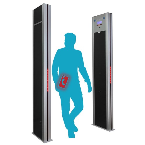Single Wall Walk-Through Metal Detector for Concealed Weapon ...