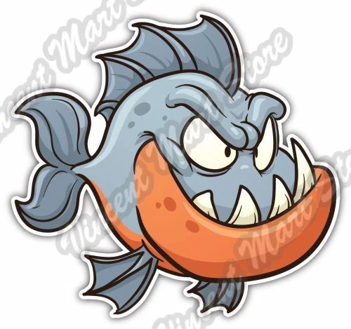 Mad Fish Cartoon