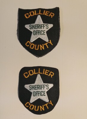 COLLIER COUNTY, FLORIDA SHERIFF DEPT SHOULDER PATCH FL | eBay