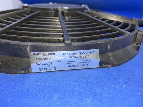 ACC Climate Control Fan Condenser Fan. 18000003B | eBay