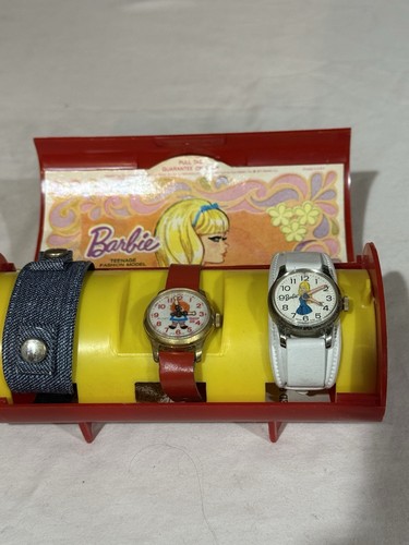 Barbie Model #3084 Fashion Wrist Watch Set Bradley Time Red Case 3 ...